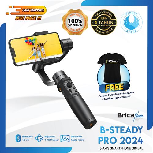 Promo Brica B-Steady Bstedy Pro 2024 3-Axis Gimbal Stabilizer For ...