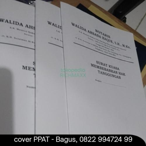Jual Cover Akta PPAT Bagus Berkualitas - Jakarta Selatan - RICHMAXX ...