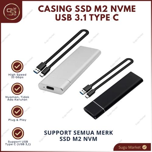 Promo Casing SSD M2 NVME USB Type C 3.1 M.2 High Speed Enclosure ...