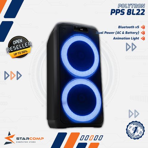 Promo Polytron Party Speaker Bluetooth Karaoke Portable Wireless PPS ...