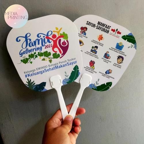 Jual Kipas Tangan Custom 2 Sisi Bahan 310 gsm Kipas Bebas Foto / Design ...