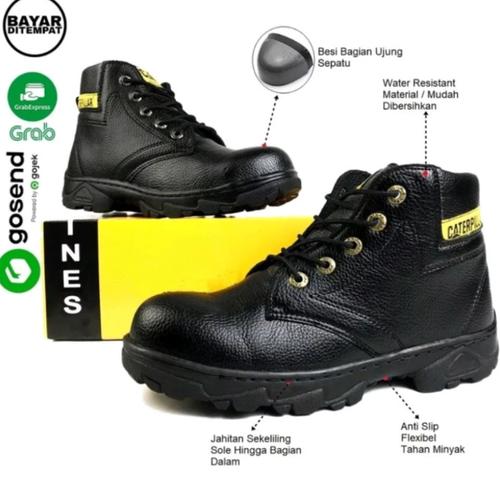 Jual sepatu safety boots pria Sepatu Safety proyek - CATEPILAR BOT, 41 ...