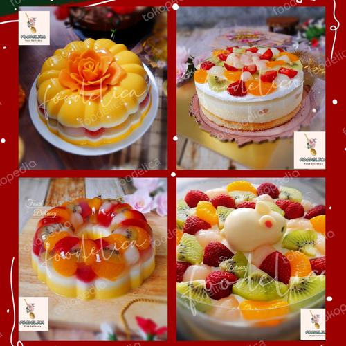 Jual Puding buah segar | Fruit pudding hampers - fruit rose - Jakarta ...