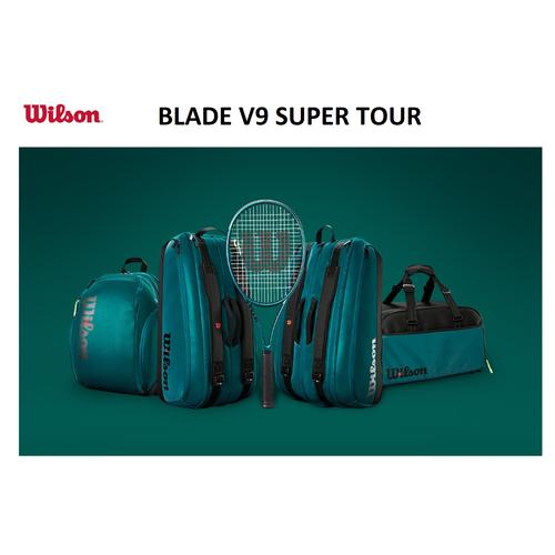 Jual WILSON Blade V9 Super Tour Tennis Backpack Bag - Tas Raket Tenis 6 ...