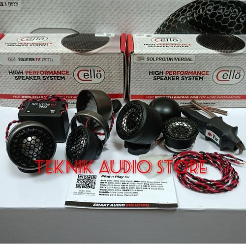 Jual Tweeter fullrange Cello Solution Pro-Solution Fit plus soket pnp ...