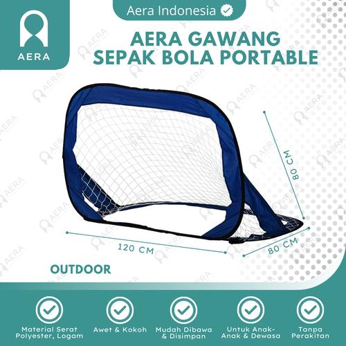 Promo Gawang Sepak Bola Portable AERA | Soccer Game Mini Sepak Bola Portable - Biru Muda ...