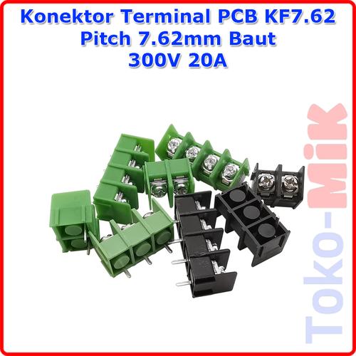 Jual Konektor Terminal Block Baut Skrup PCB KF7.62 KF762 7.62mm 300V ...
