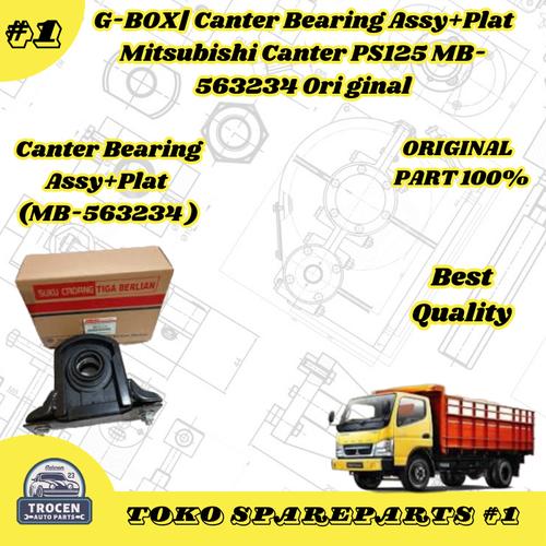 Jual G-BOX| Center Bearing Assy+Plat Mitsubishi Canter Ps125 (MB-563234 ...