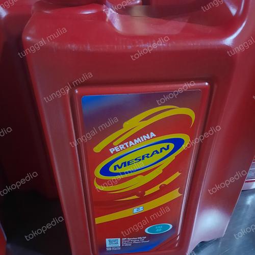 Jual Oli Pertamina Mesran B40 SAE40 5 LITER GALON SAE 40 - Kota ...