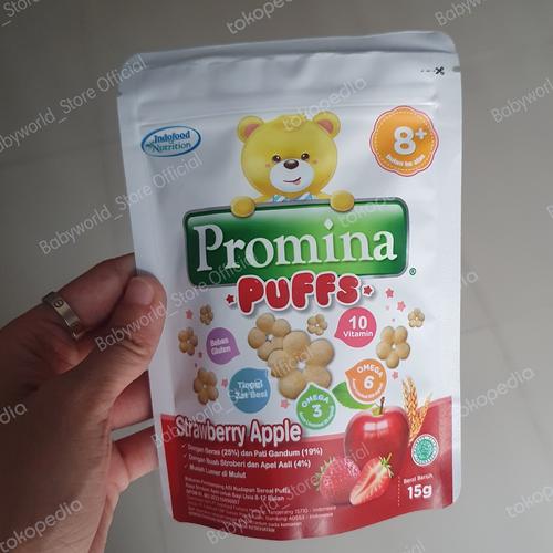 Jual Promina puff 8+ snack bayi rasa STRAWBERRY APPLE 15gr - Kota Medan ...