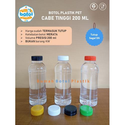 Jual Botol Plastik PET Cabe Tinggi / Pudot / Momo 200 ml - Kota Bogor ...