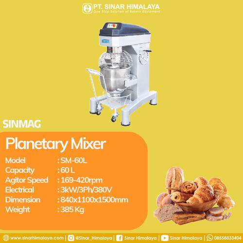 Jual SINMAG SM-60L (DOWN PAYMENT) PLANETARY MIXER - MESIN BAKERY - Jakarta Pusat - SinarHimalaya ...