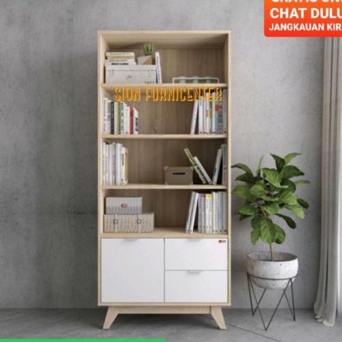 Jual BOOK CASE RAK SUSUN RAK BUKU LEMARI HIAS RAK PAJANGAN LOTUS BC 80 ...