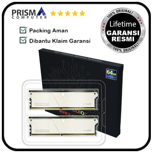 Jual Memory V-COLOR Skywalker Plus 64Gb 32GBx2 DDR4 3600 TO432G36D818CSPSXK - Jakarta Barat ...