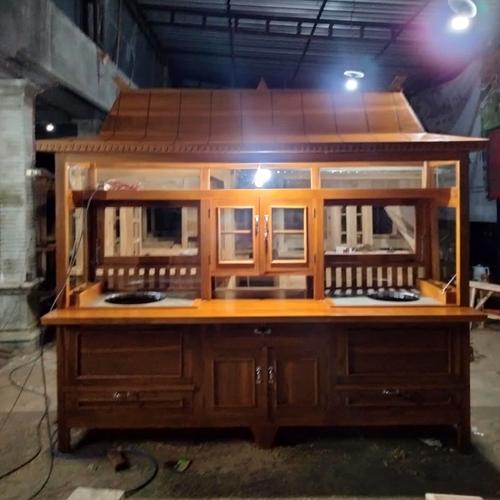 Jual Gerobak/Rombong mie ayam dan bakso joglo kayu jati panjang 250cm ...