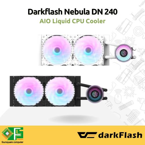 Jual Darkflash Nebula DN 240 Black & White AIO Liquid Cooler Water ...