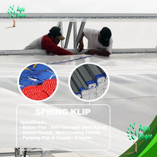 Jual Spring Clip uk. 2 meter, (Besi Galvanis, Penjepit/Winggle wire ...