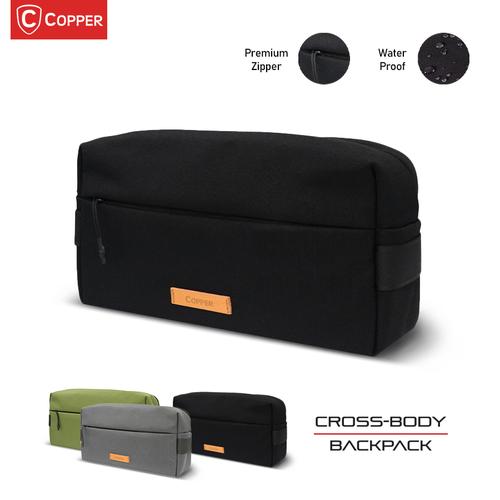 Promo COPPER CrossBody Backpack - Premium Waterproof Travel Slingbag ...