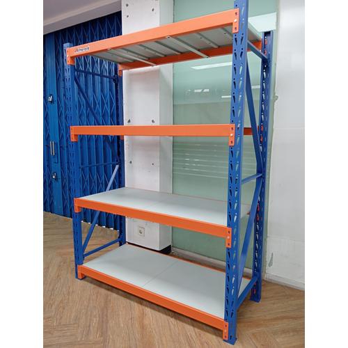 Jual Rak Gudang Besi 1 Ton per Layer Rack Gudang 3M 4 Susun P 1.5M Biru ...