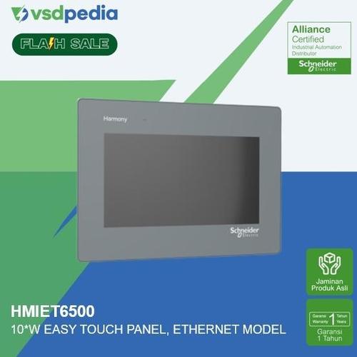 Jual US Schneider HMI 10"W Easy Touch Panel, Ethernet model HMIET6500 ...
