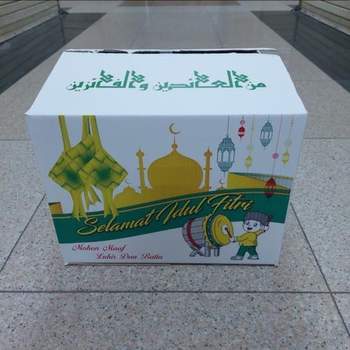 Jual Kardus Parcel Idul Fitri (30x30x20) / Dus Parcel Lebaran - Putih ...
