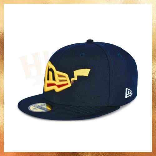 Jual Topi New Era x Pokemon Pikachu Collab Navy 59FIFTY Fitted Hat ...