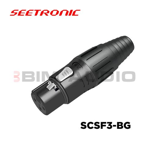 Jual Connector XLR Female 3-Pin SEETRONIC SCSF3-BG ORIGINAL - Kab. Bekasi - BIM Audio | Tokopedia