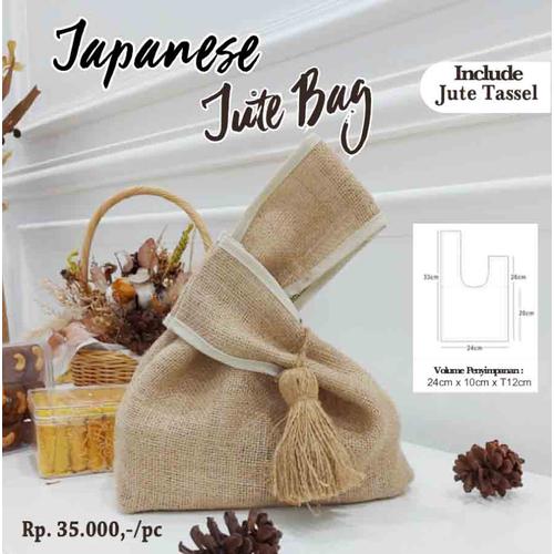 Jual tote goni jute bag custom - Jakarta Barat - Product MORI | Tokopedia