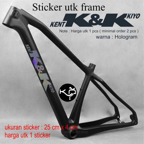 Jual stiker cutting sticker frame sepeda lipat roadbike custom pumpkin ...