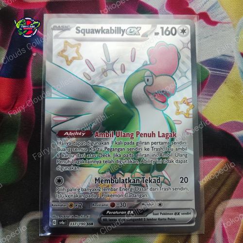 Jual Squawkabilly ex SSR Full Art Pokemon TCG Indonesia Harta Berkilau ...