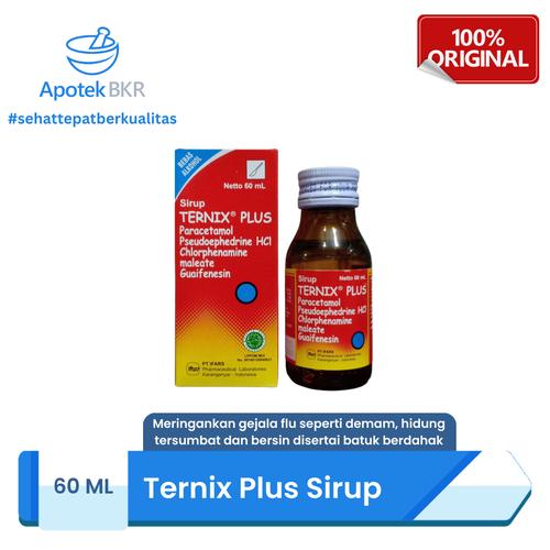 Jual Ternix Plus Syrup 60 Ml - Kota Tasikmalaya - Apotek BKR | Tokopedia