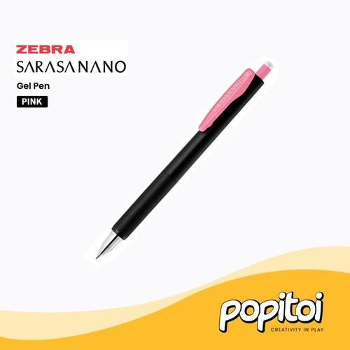 Promo Zebra Sarasa NANO Classic 0.38 mm Gel Pen Pulpen Bolpoin - PINK ...