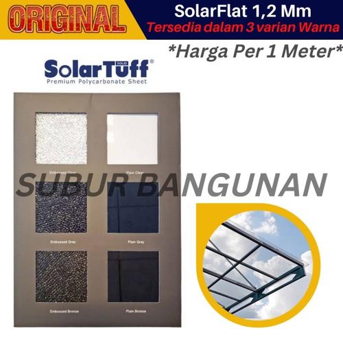 Jual Solarflat SolarTuff Solid, Atap Kanopi Polycarbonat Murah 1,2 Mm ...