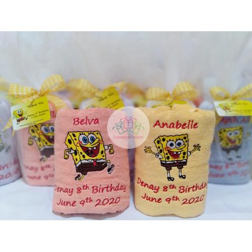 Jual Souvenir Handuk Bordir TERRY PALMERR/Souvenir Ulang Tahun ...