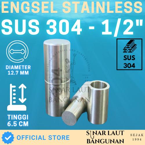 Jual ENGSEL BUBUT STAINLESS 1/2 Inch SUS 304 - Jakarta Utara - Sinar ...