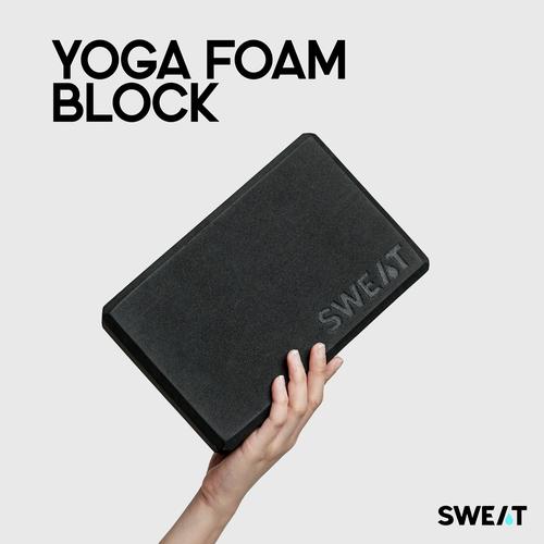 Promo SWEAT YOGA FOAM BLOCK | BALOK YOGA UNTUK YOGA MEDITASI - Black ...
