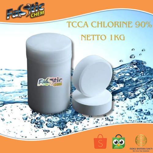Jual Kaporit Tablet tcca 90% Chlorine Tablet besar Penjernih air klorin ...