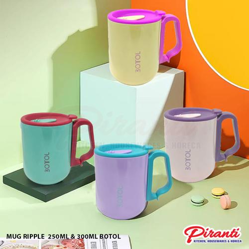 Jual 3OTOL Mug Ripple Mug Kopi Cangkir Kopi Stainless Tahan Panas ...