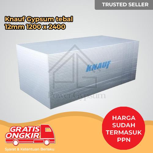 Jual Knauf Gypsum tebal 12mm 1200 x 2400 | Papan Gypsum Knauf 12mm - Jakarta Timur - Power ...