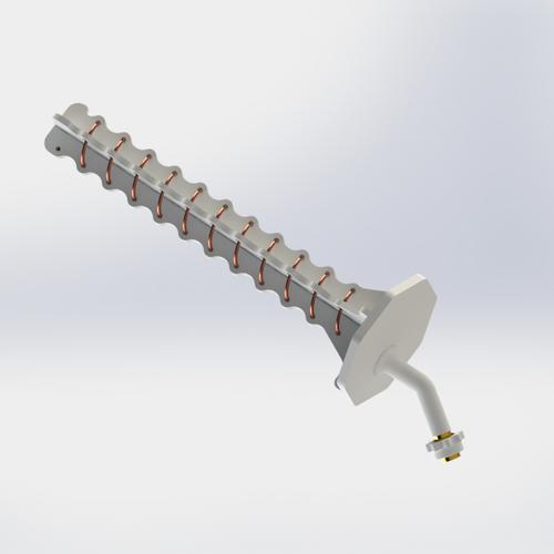 Jual Antenna Helical 5.8GHz 12 Turn RHCP-45 Deg - Putih, SMA (jarum) - Kab. Sumedang - Chetech ...