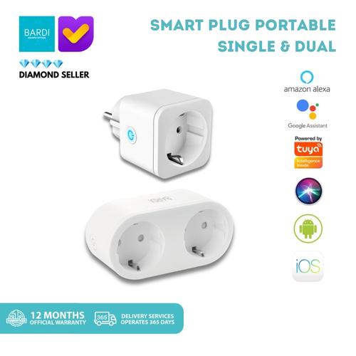 Jual BARDI Smart Plug Portable Single Dual WiFi - Dual Plug - Jakarta ...