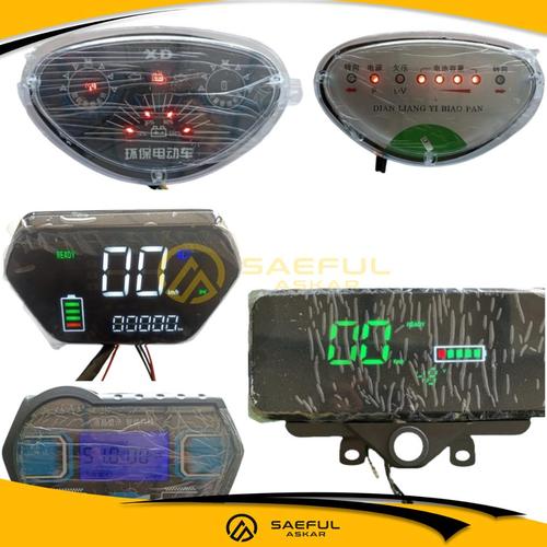 Jual Display Indikator Speedometer Sepeda Listrik Motor Listrik 48v 60v ...