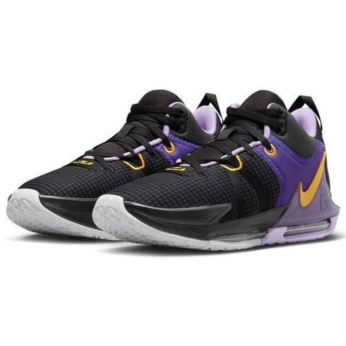 Promo Sepatu Nike Lebron Witnes 7 Basketball Black Purple Original - 40 ...