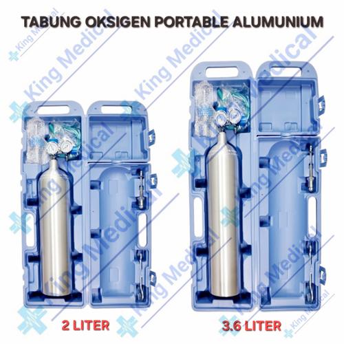 Jual Tabung Oksigen Alumunium Portable Travelling 2 L (Liter) - TABUNG 3.6 L - Jakarta Barat ...