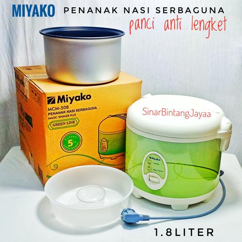 Jual MIYAKO Magic Com 1,8Liter mcm508 Rice Cooker 3in1 Anti Lengket 1 ...