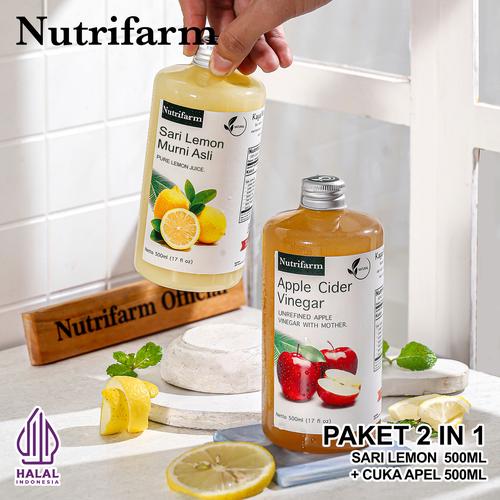 Jual NUTRIFARM PAKET 2IN1 CUKA APEL SARI LEMON ORIGINAL - Kab ...