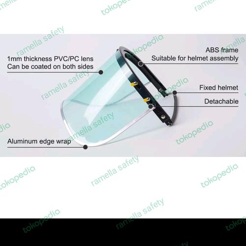 Jual Welding Face Shield bracket Topeng Las Gerinda Visor - Kota ...