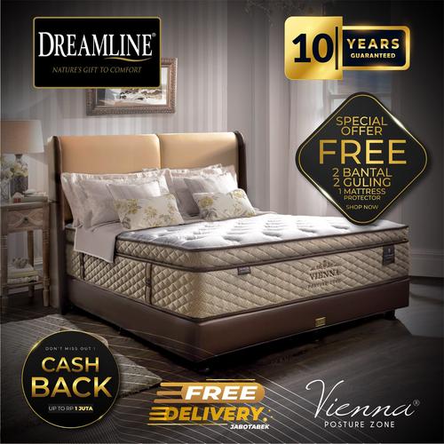 Jual Dreamline - Set Kasur Spring Bed Latex Vienna - uk 100 x 200 ...
