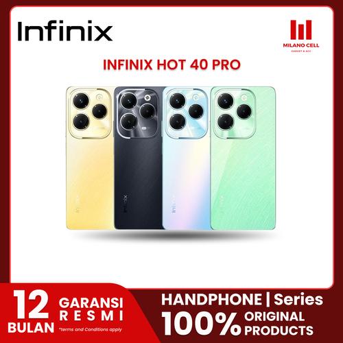 Promo Infinix Hot 40 Pro 8/256GB - Helio G99 - 5000 mAh - Garansi Resmi ...