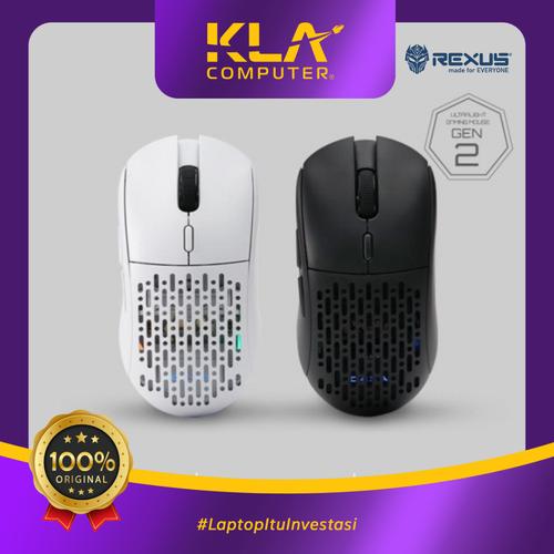 Promo Rexus Daxa Air 4 / IV Gen 2 Pro Wireless Mouse Gaming - Putih ...